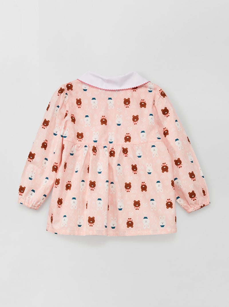 Bibe com estampado animais - Rosa - 13.00€ - Kiabi
