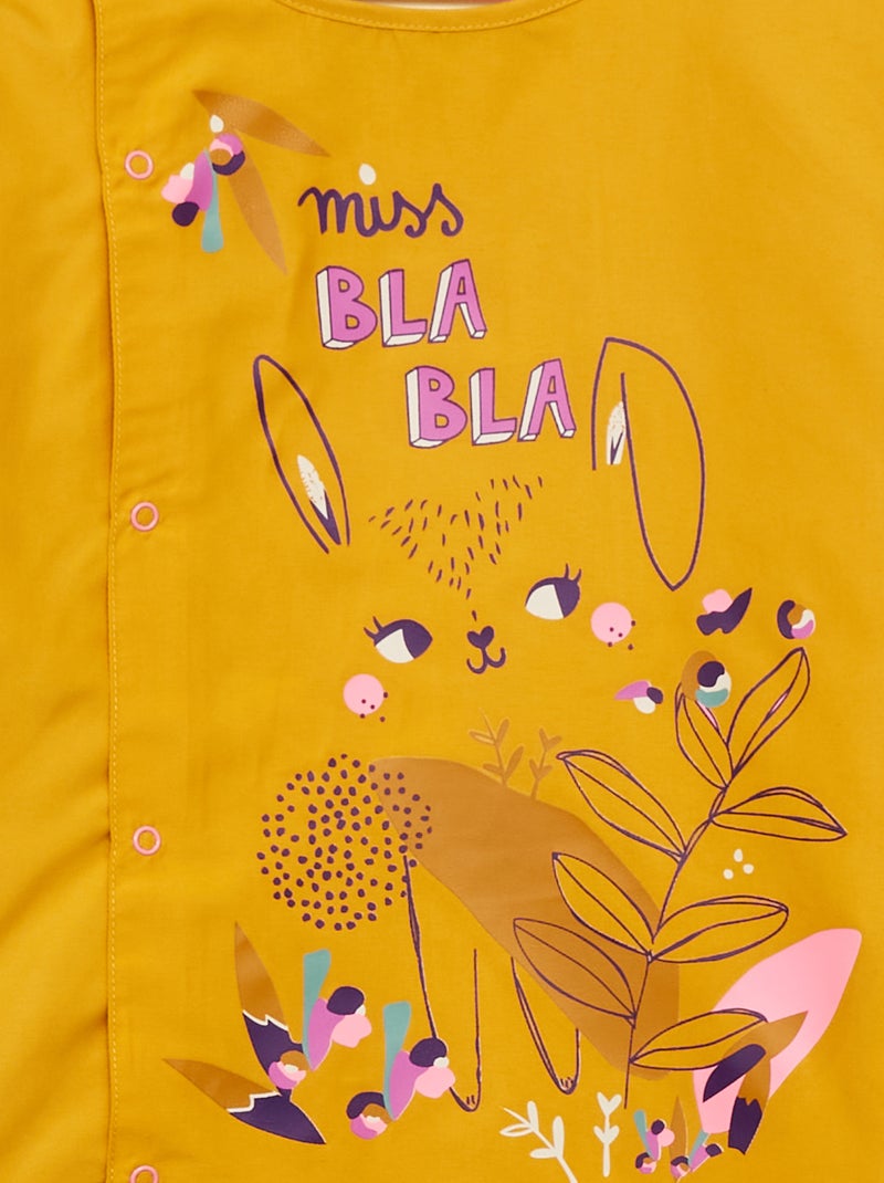 Bibe de escola estampado - AMARELO - 12.00€ - Kiabi