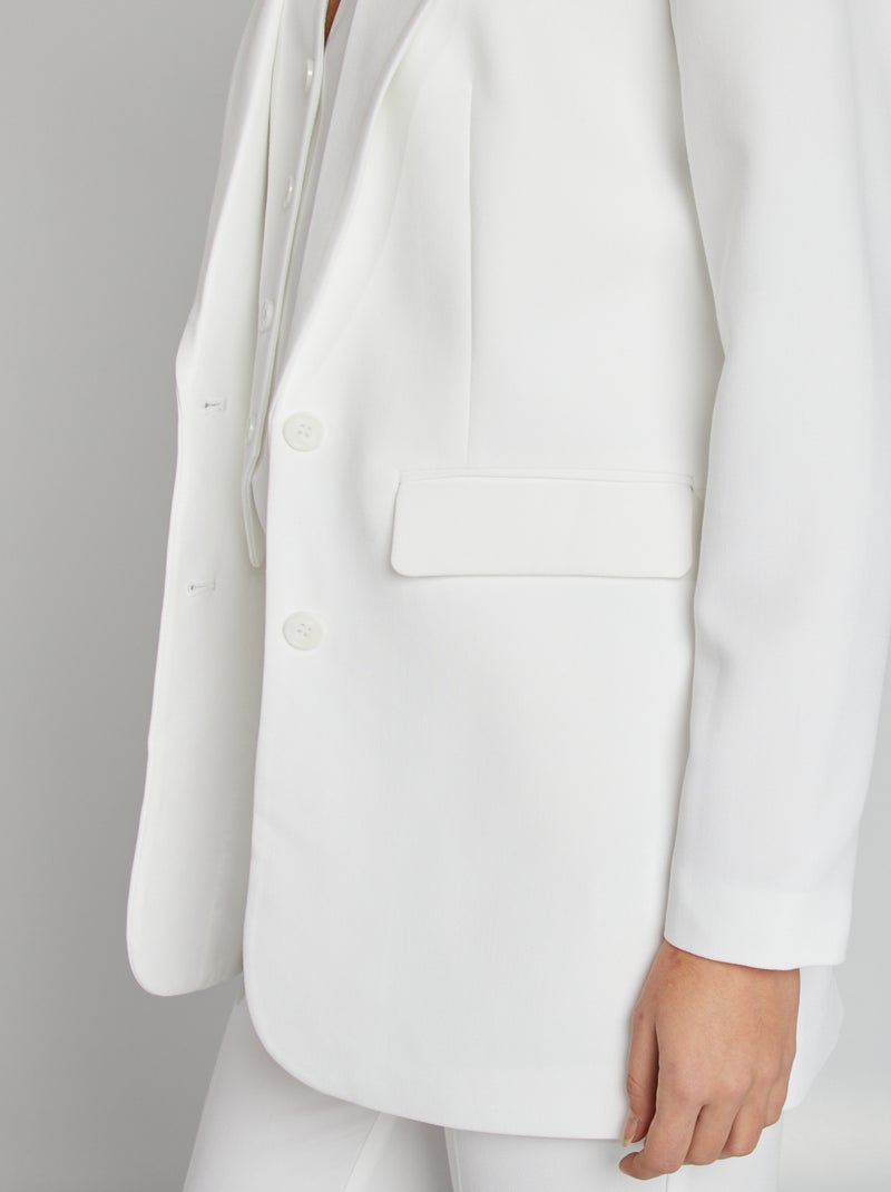 Blazer - Branco - Mulher - 35.00€ - Kiabi