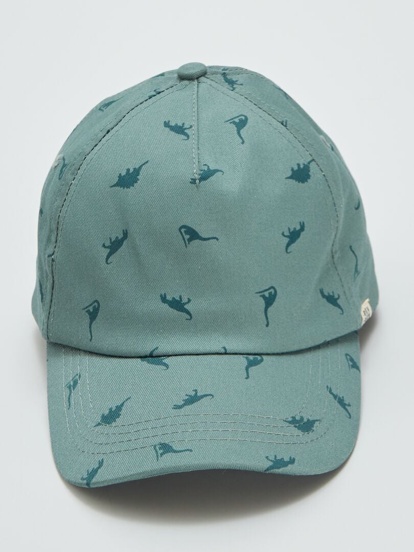 Boné com estampado 'dinossauros' - CAQUI - Kiabi - 6.00€