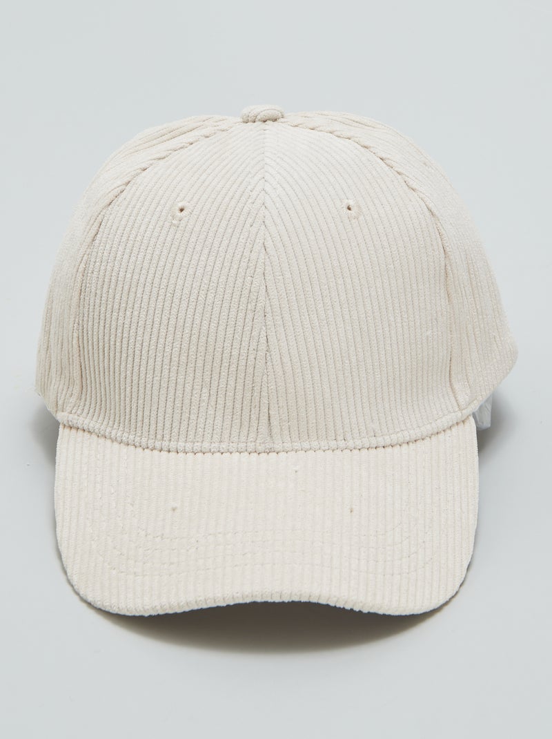 Boné em veludo ajustável - BEGE - 8.00€ - Kiabi