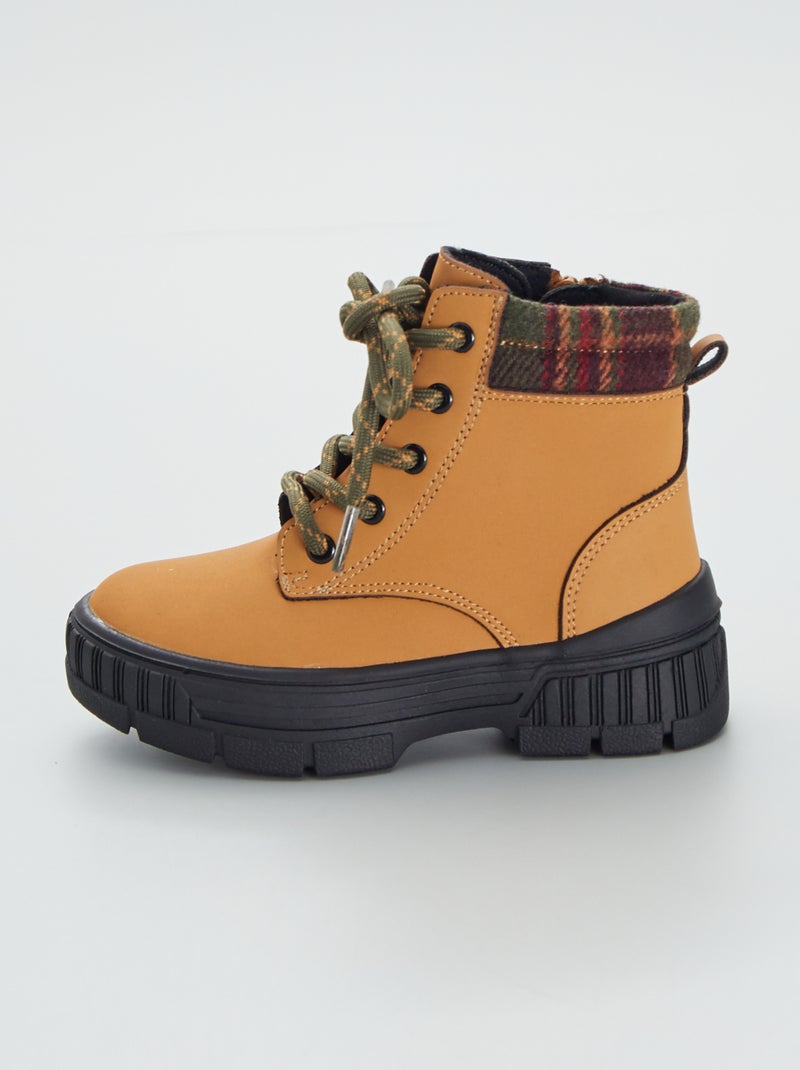 Botas de caminhada fáceis de calçar - BEGE - 22.00€ - Kiabi