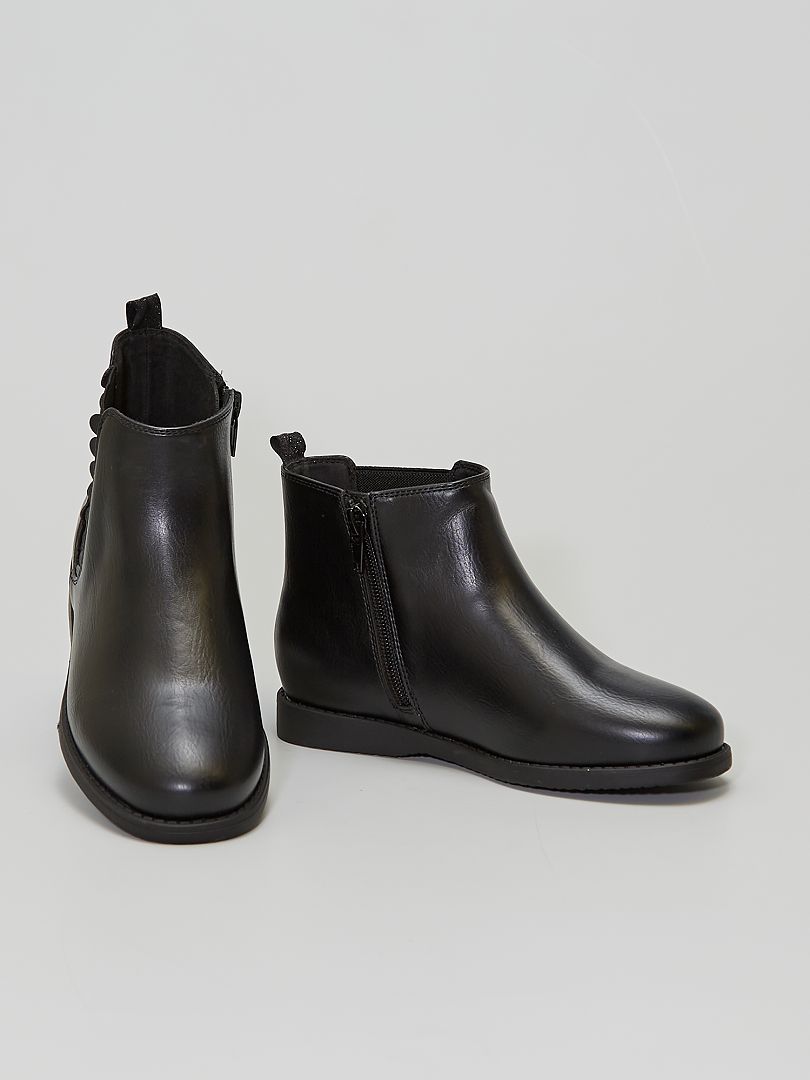 Botas tipo 'Chelsea' - Preto - Kiabi - 15.00€