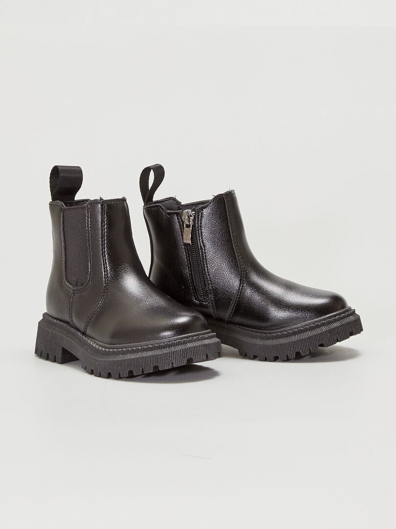 Botas tipo Chelsea - Preto - Kiabi - 28.00€