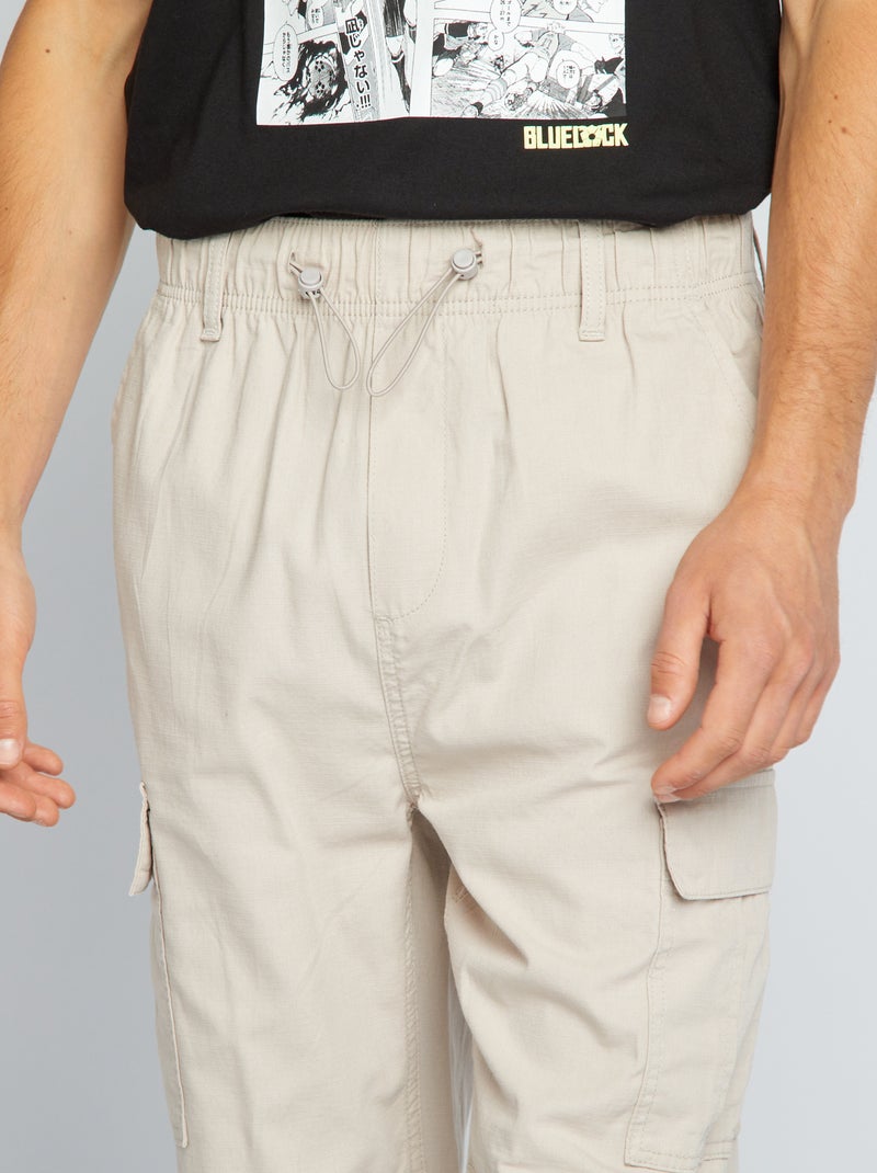 Calças - bege - Kiabi - 25.00€