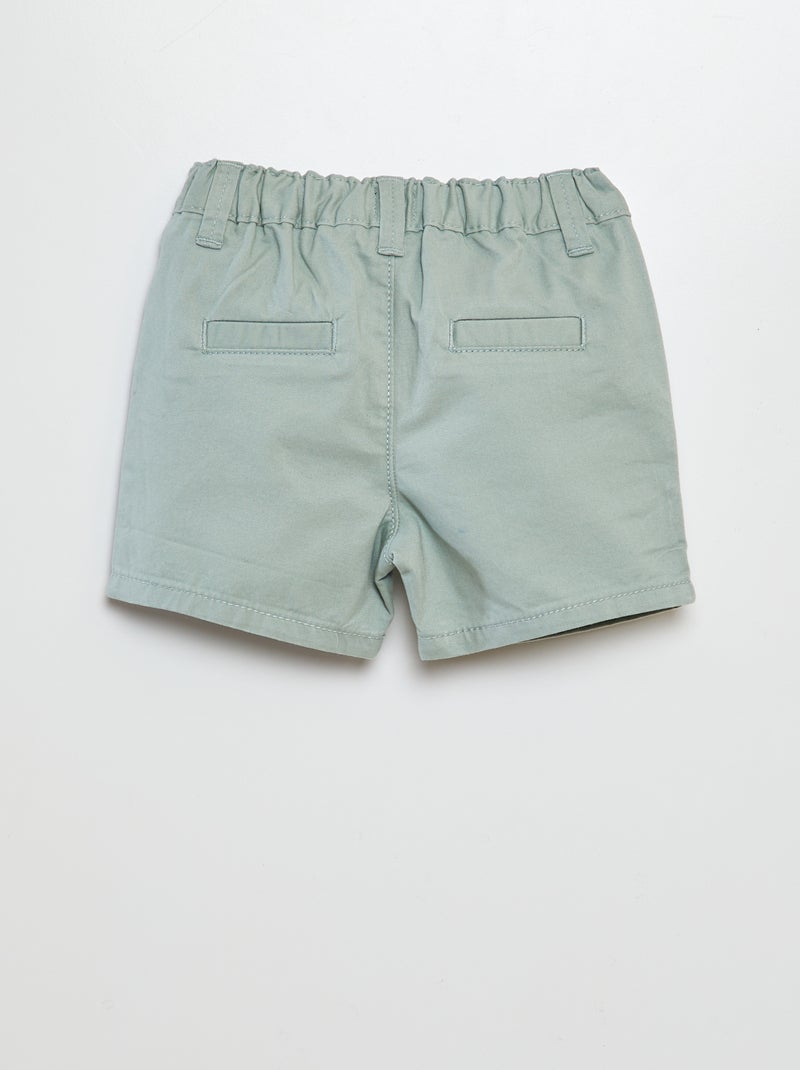 Calções chino - VERDE - Bebé Menino - 8.00€ - Kiabi