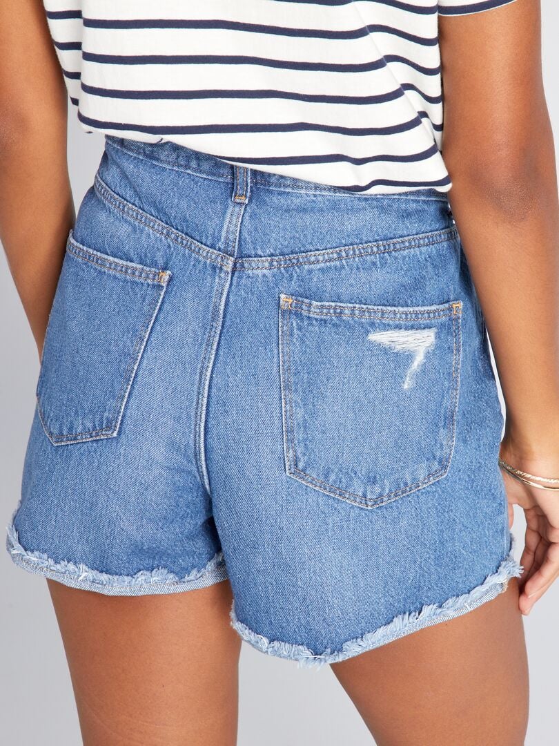 Calções de ganga - AZUL - Kiabi - 15.00€