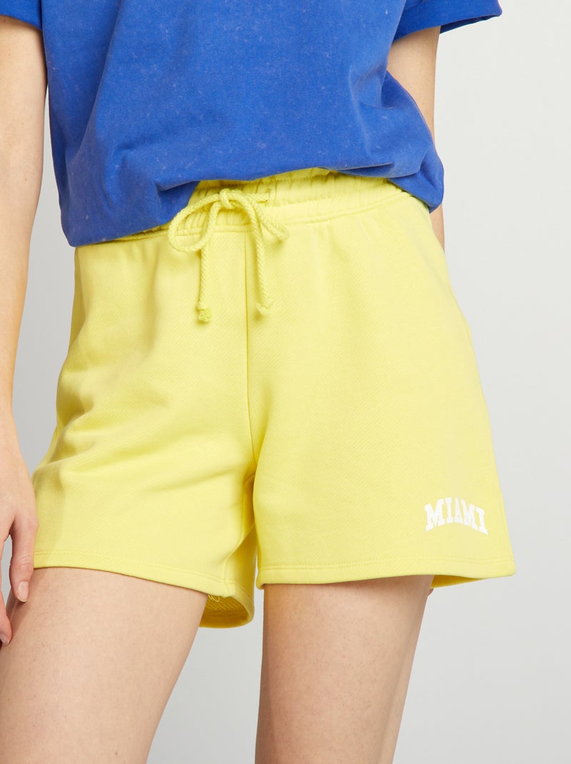 Calções em algodão Miami - AMARELO - Kiabi - 6.00€