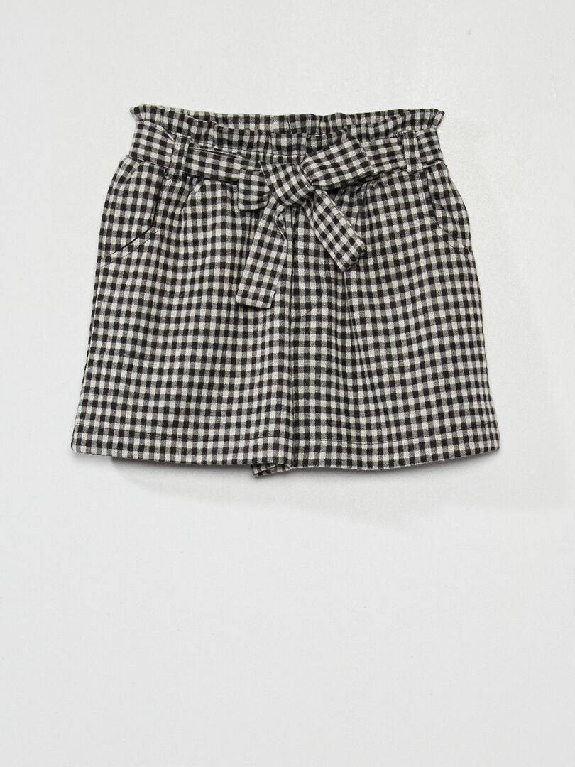 Calções em milano - PRETO - Kiabi - 9.00€