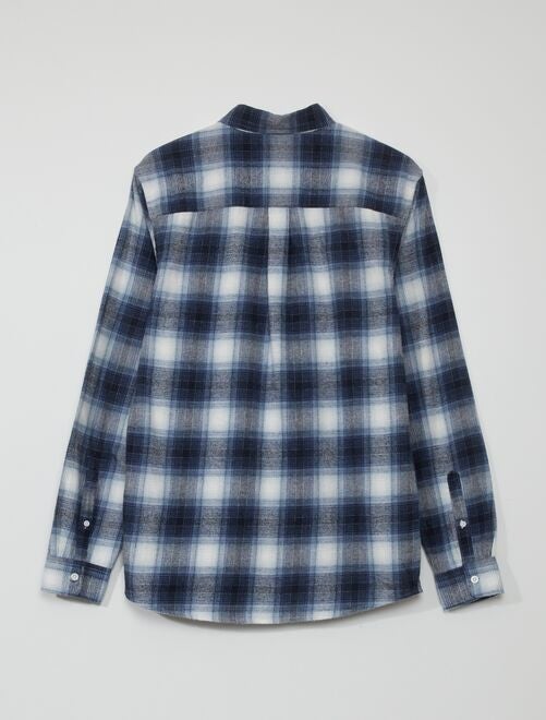 Camisa de flanela homem