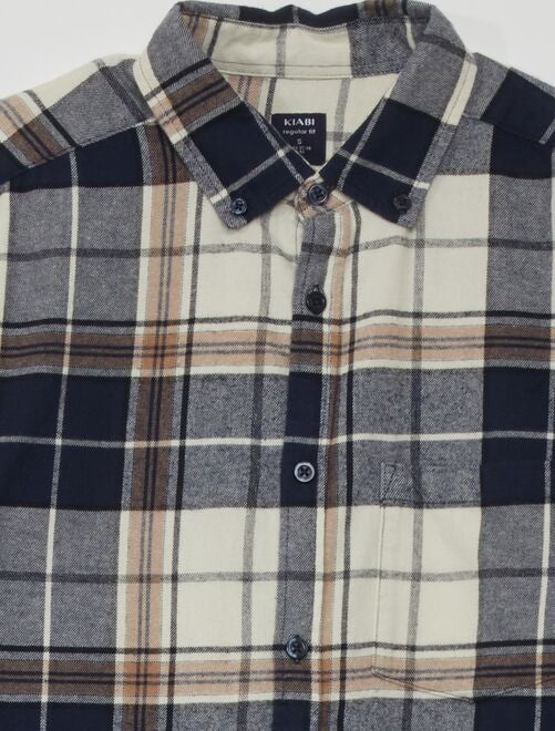 Camisa de flanela homem