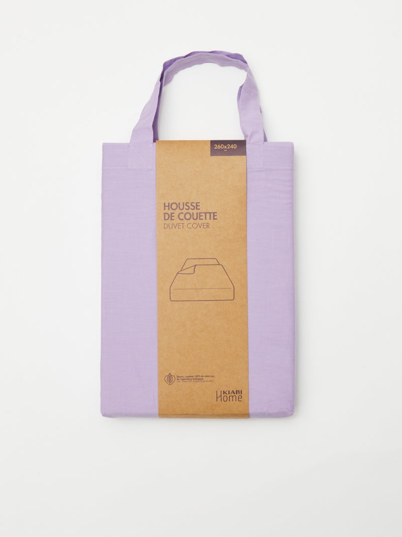 Capa de edredão (260x240 cm) - Kiabi Home - VIOLETA - Kiabi - 30.00€