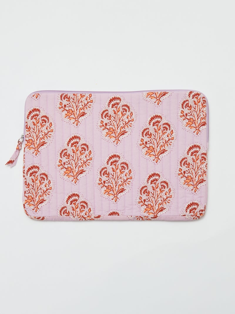 Capa para computador ou tablet de 15 polegadas - Kiabi Home - Violeta - 12.00€ - Kiabi