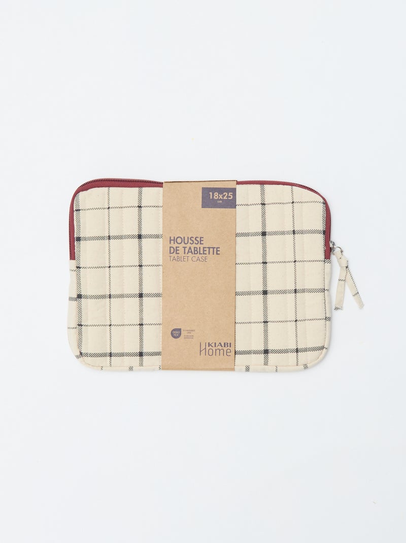 Capa para PC ou tablet - 11 polegadas - Bege - 8.00€ - Kiabi