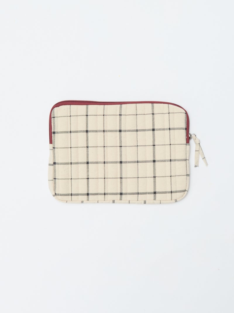 Capa para PC ou tablet - 11 polegadas - Bege - 8.00€ - Kiabi