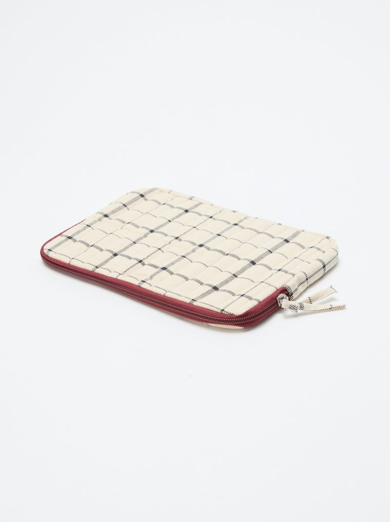 Capa para PC ou tablet - 11 polegadas - Bege - 8.00€ - Kiabi