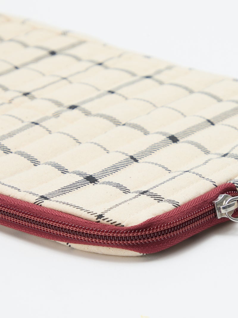Capa para PC ou tablet - 11 polegadas - Bege - 8.00€ - Kiabi
