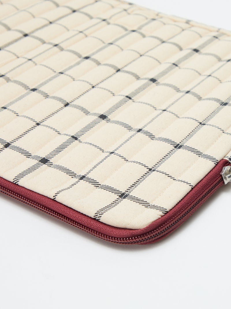 Capa para PC ou tablet - 15 polegadas - Bege - 12.00€ - Kiabi