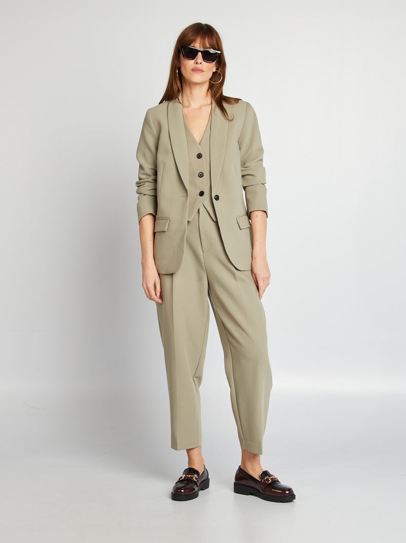 Casaco de fato - VERDE - Mulher - 29.00€ - Kiabi