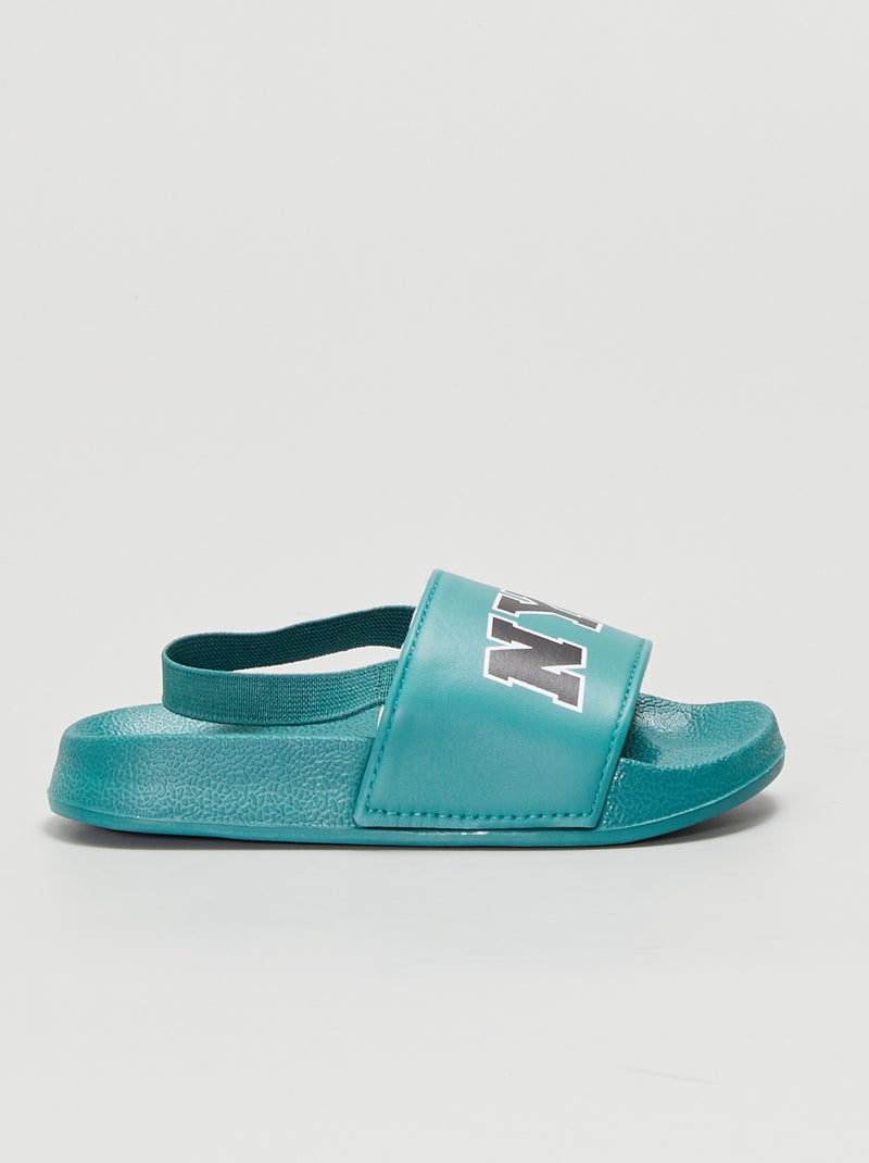 Chinelas com tira de suporte - VERDE - 9.00€ - Kiabi