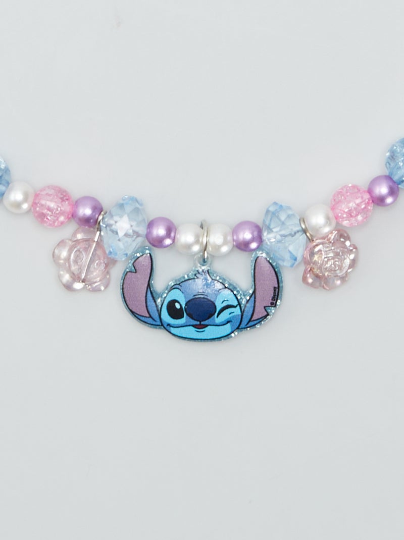 Colar com pérolas 'Stitch' - Azul - Kiabi - 4.00€