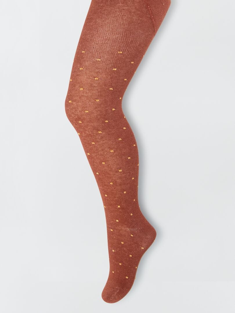 Collants com motivos fantasia - Lote de 2 - MARROM - Kiabi - 7.00€