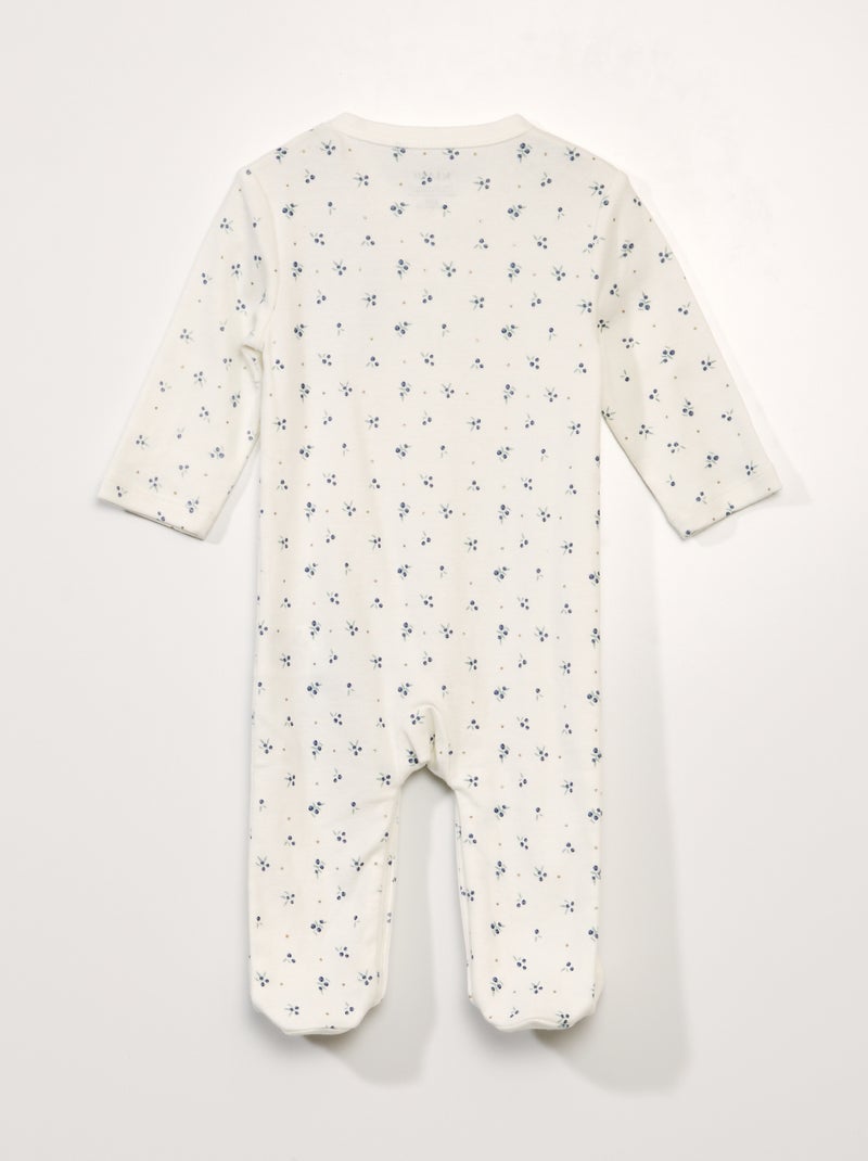 Conjunto 3 peças body + pijama + gorro - BRANCO - 15.00€ - Kiabi