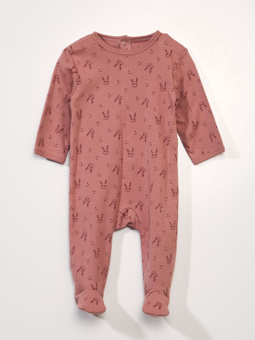 Conjunto 3 peças body + pijama + gorro - ROSA - Kiabi - 15.00€