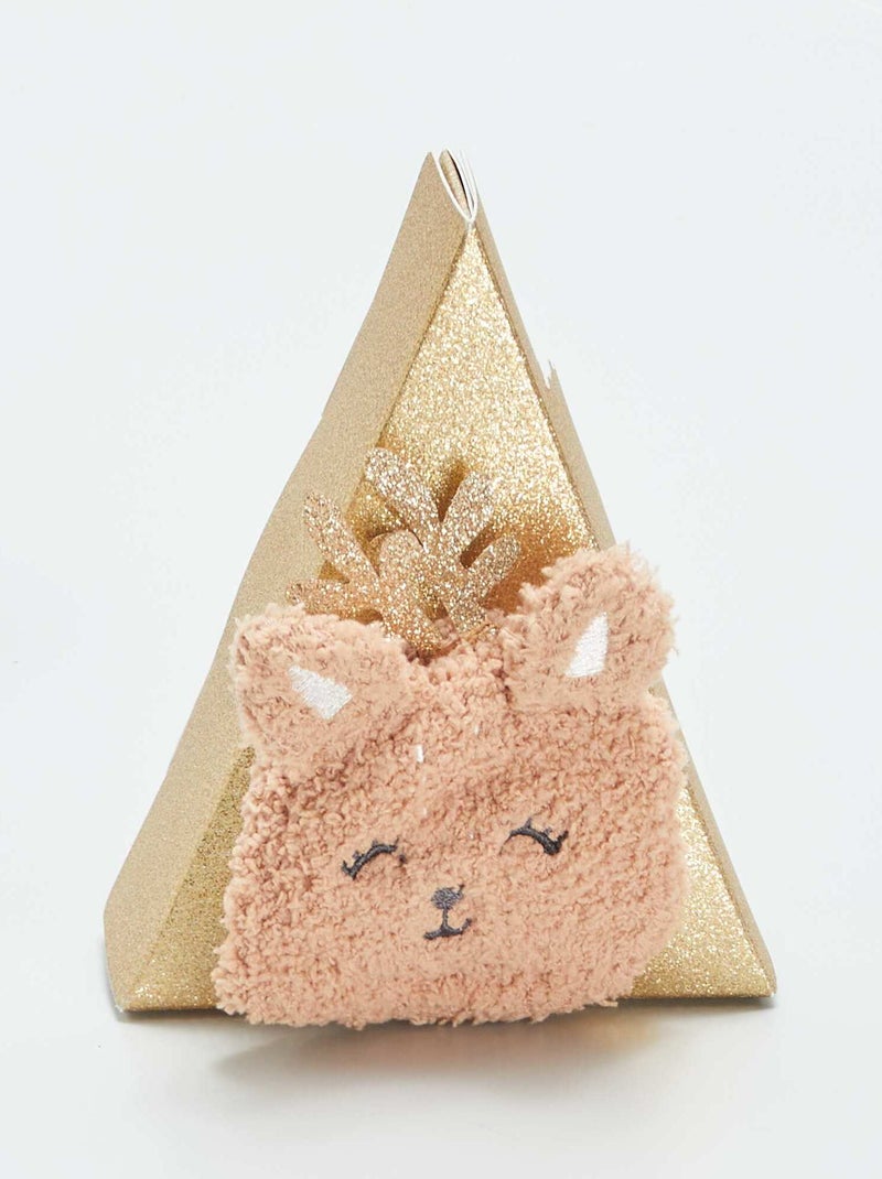 Conjunto de pantufas tipo meia borboto 'rena' - BEGE - 6.00€ - Kiabi