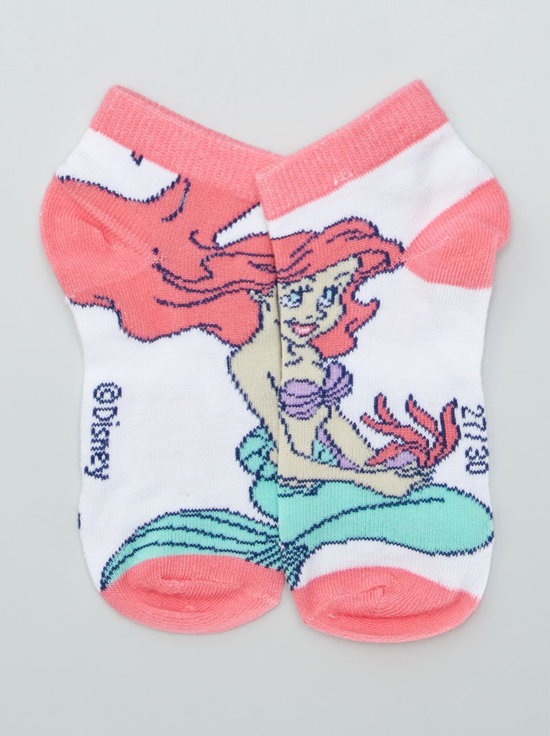 Conjunto de pares de meias 'Ariel' da 'Disney' - 3 pares - VERDE ...