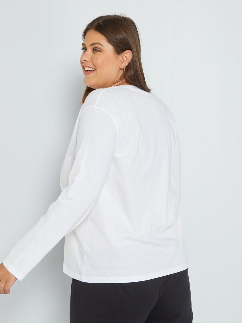 Conjunto de pijama 'A Pantera Cor-de-Rosa' - Branco/ Preto - Kiabi - 25.00€