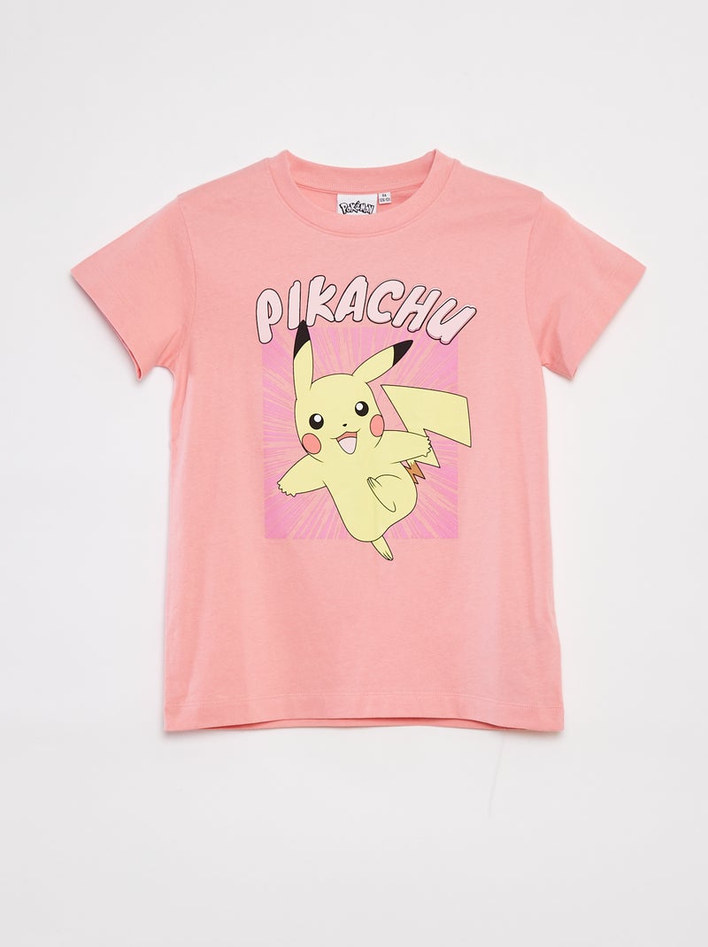 Conjunto de pijama 'Pokémon' calções 'Pikachu' + t-shirt - 2 peças ...