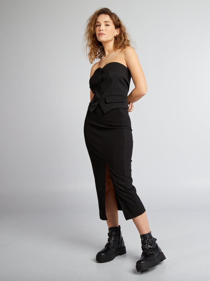 Corpete tipo colete - Preto - Mulher - 18.00€ - Kiabi