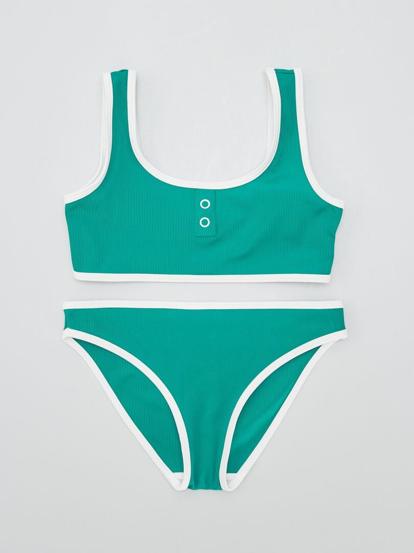 Fato de banho - 2 peças - VERDE - Kiabi - 10.00€