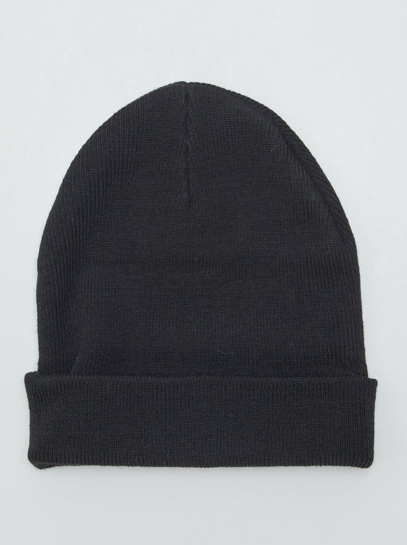 Gorro liso com dobra - CINZA - 6.00€ - Kiabi
