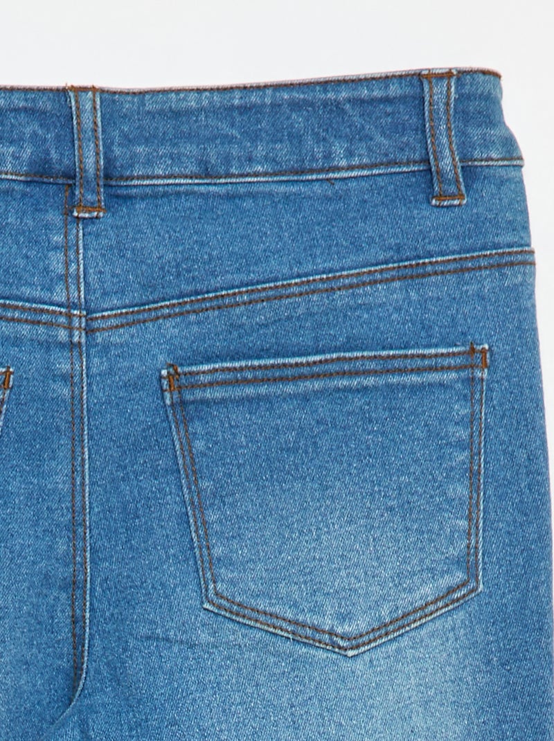 Jean flare 'Stitch' - Azul - Menina - 18.00€ - Kiabi