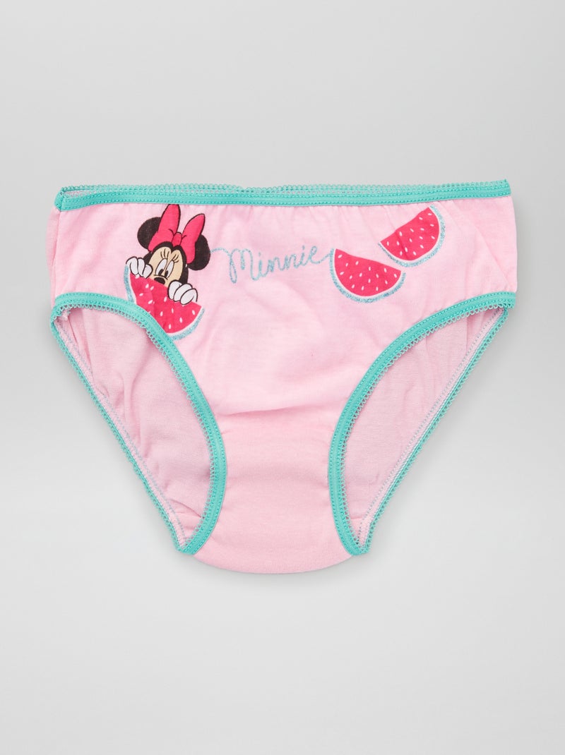 Lote de 5 cuecas para menina 'Minnie' - Multicor - 10.00€ - Kiabi
