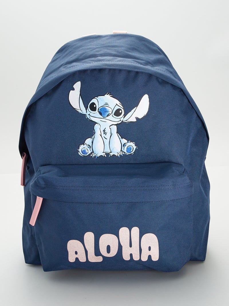 Mochila de lona 'Stitch' - AZUL - Menina - 16.00€ - Kiabi