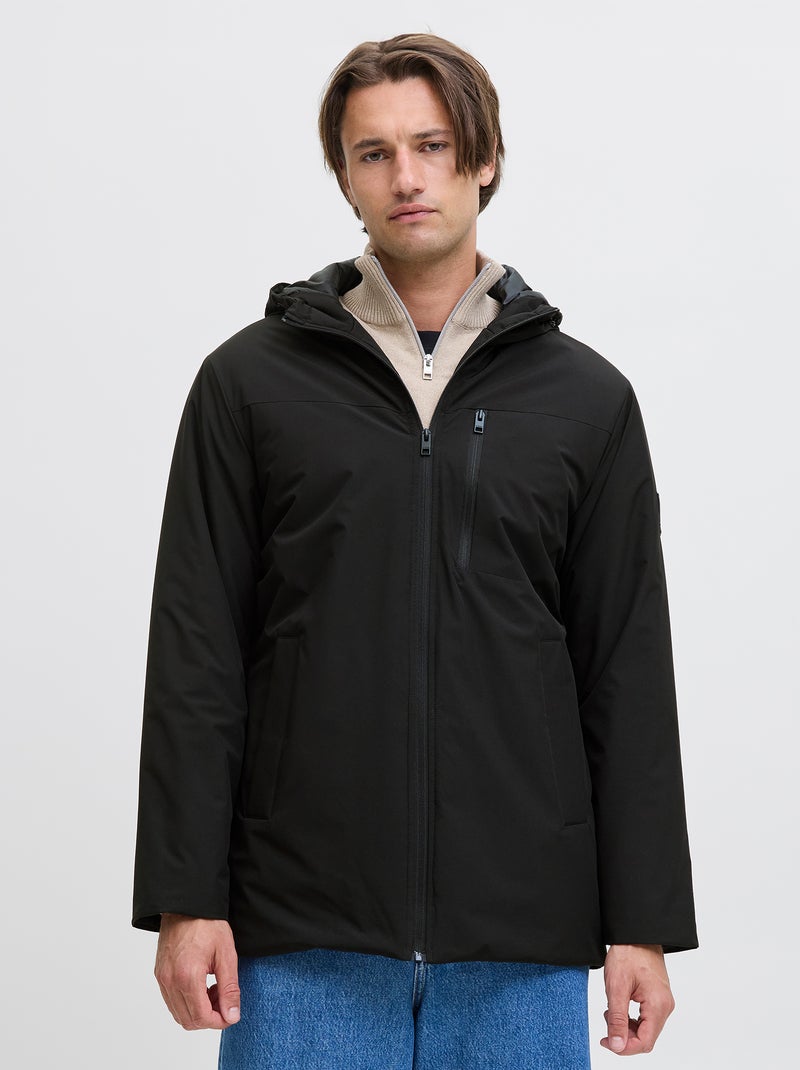 Parka com capuz 'JJrebel' - Preto - Homem - 60.00€ - Kiabi