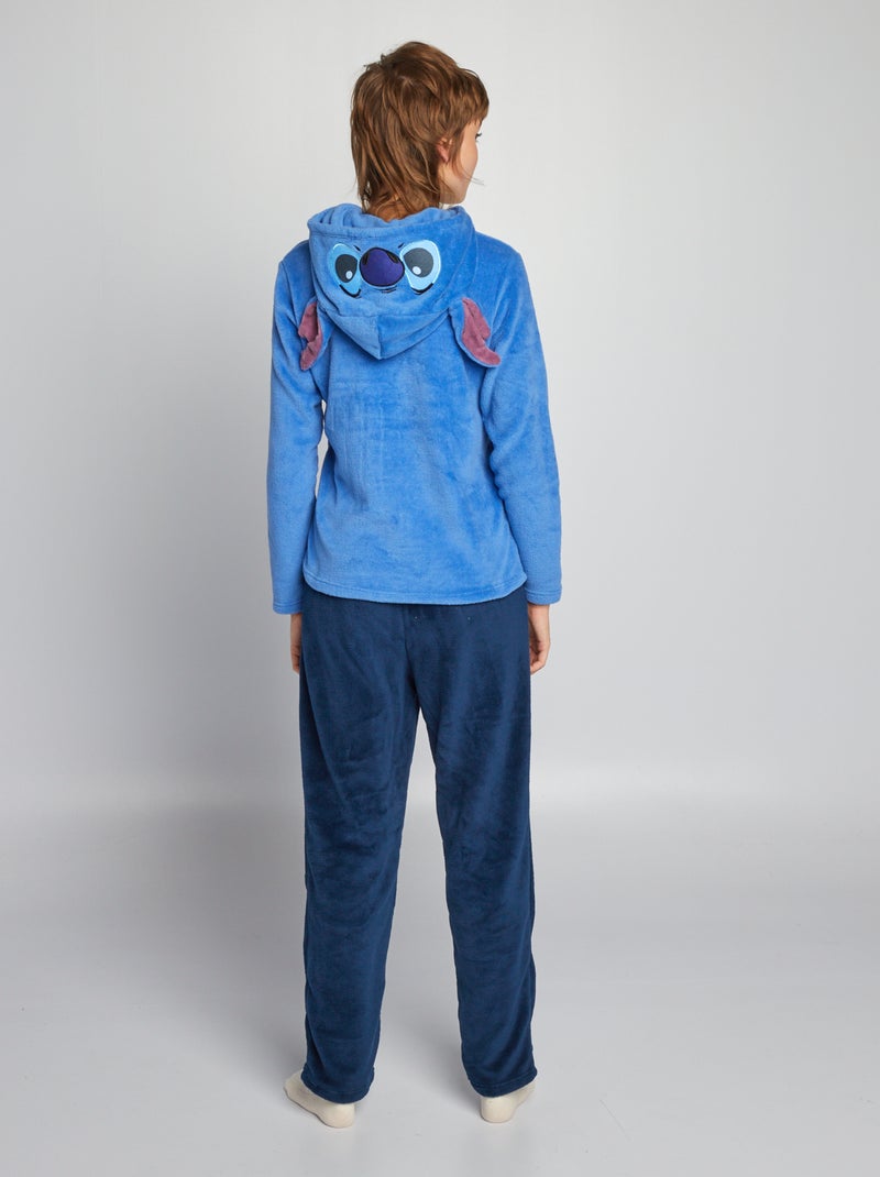 Pijama Comprido Stitch 2 Peças Azul Preto Kiabi 2500€