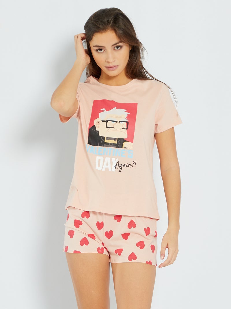 Pijama curto 'Carl' - ROSA - Kiabi - 15.00€