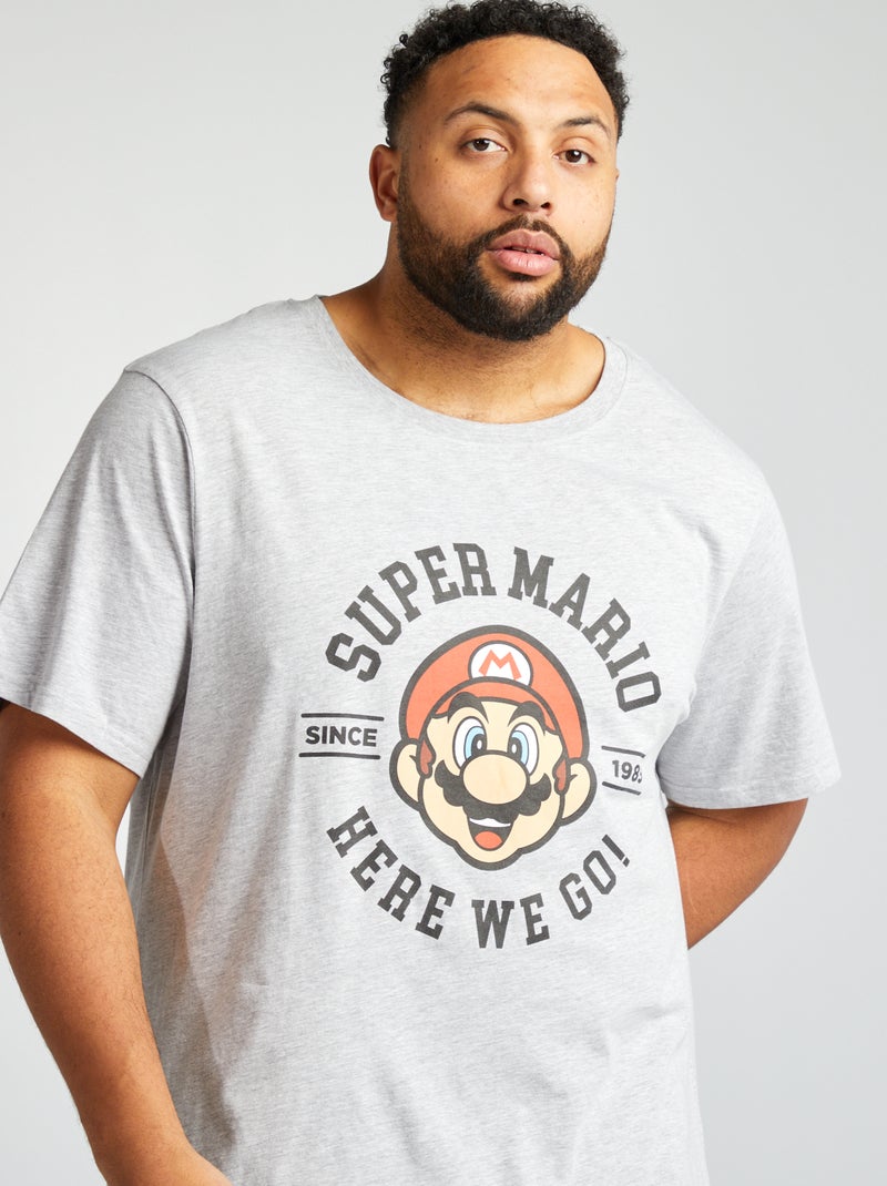 Pijama curto 'Super Mario' 'Nintendo' - CINZA - 22.00€ - Kiabi