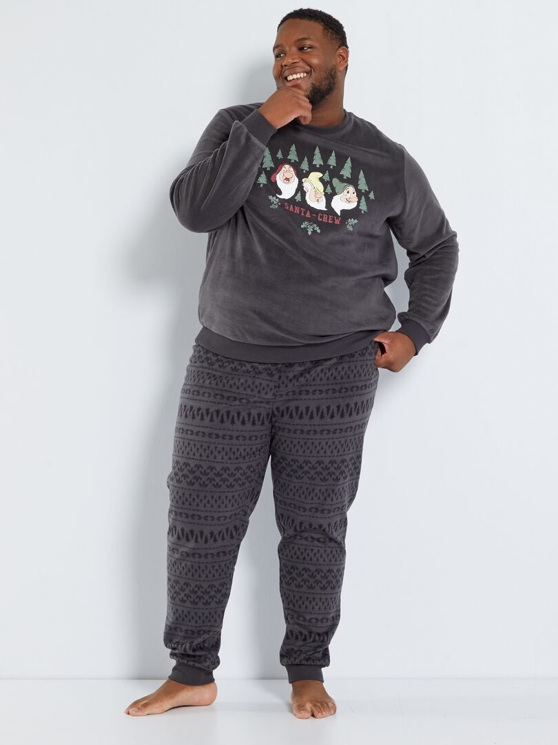 Pijama polar 'Disney' - 2 peças - CINZA - Kiabi - 25.00€