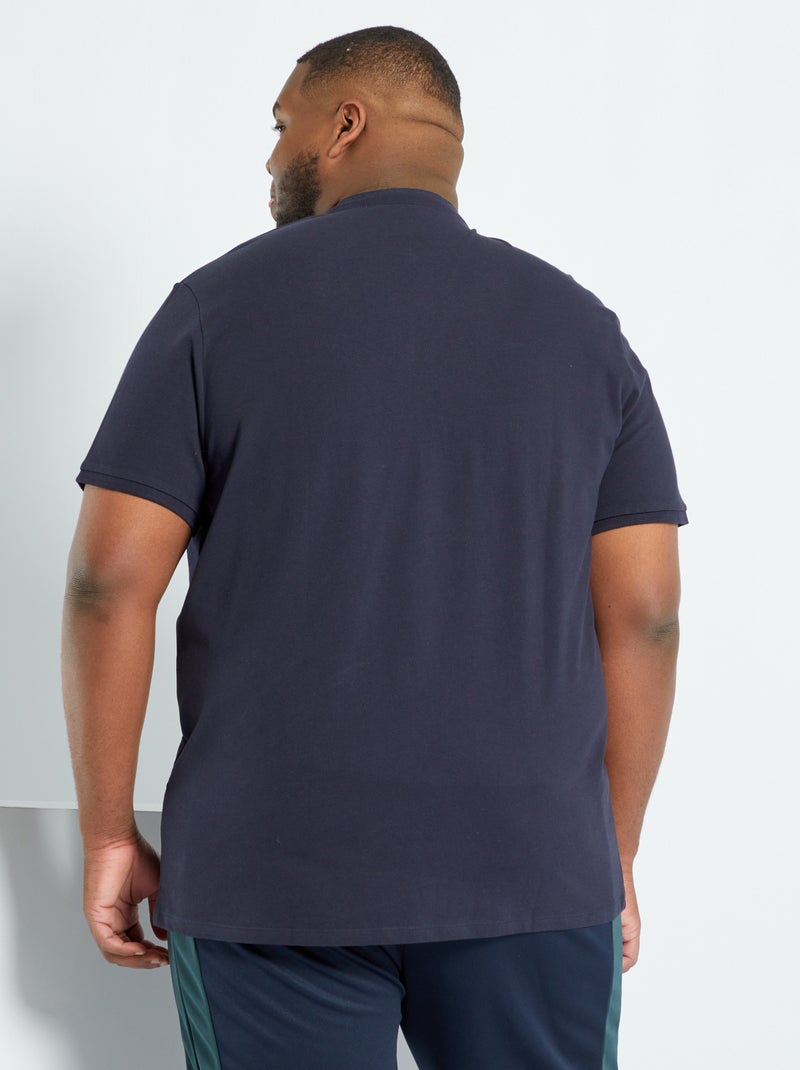 Polo com colarinho - AZUL - 12.00€ - Kiabi