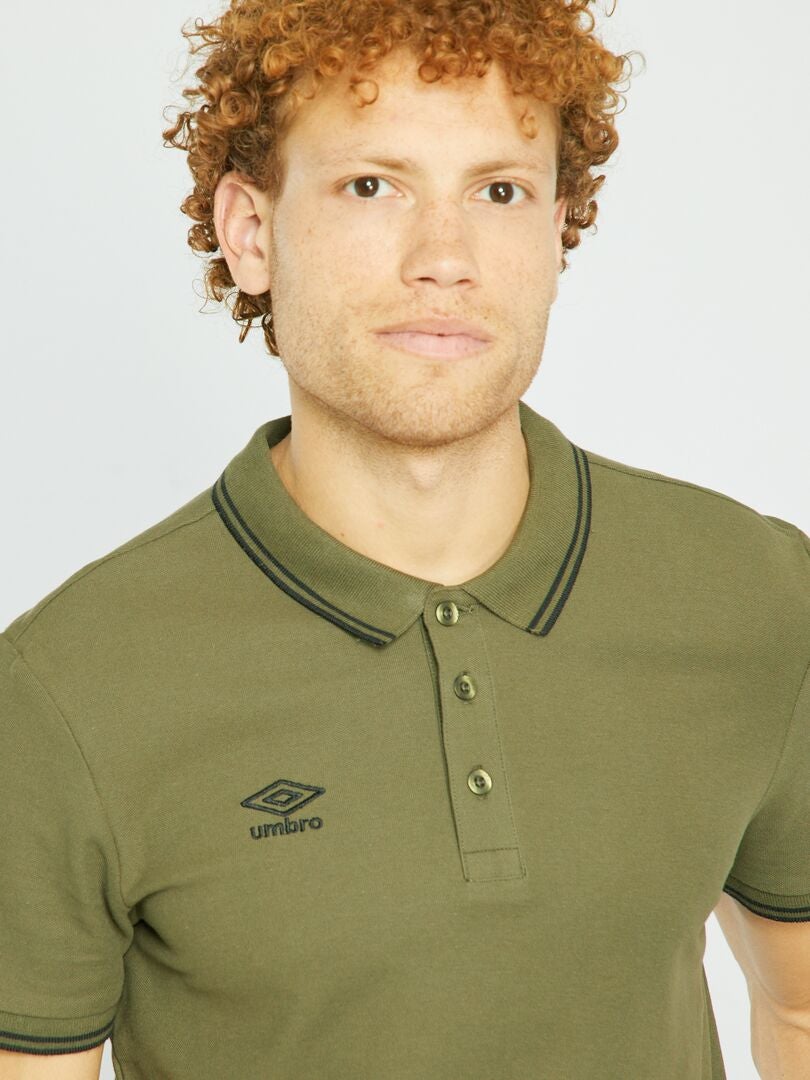 Polo 'Umbro' em malha piqué - CAQUI - Kiabi - 18.00€
