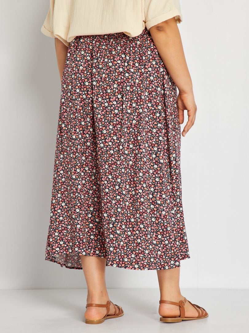 Saia comprida com estampado - ROSA - Kiabi - 20.00€
