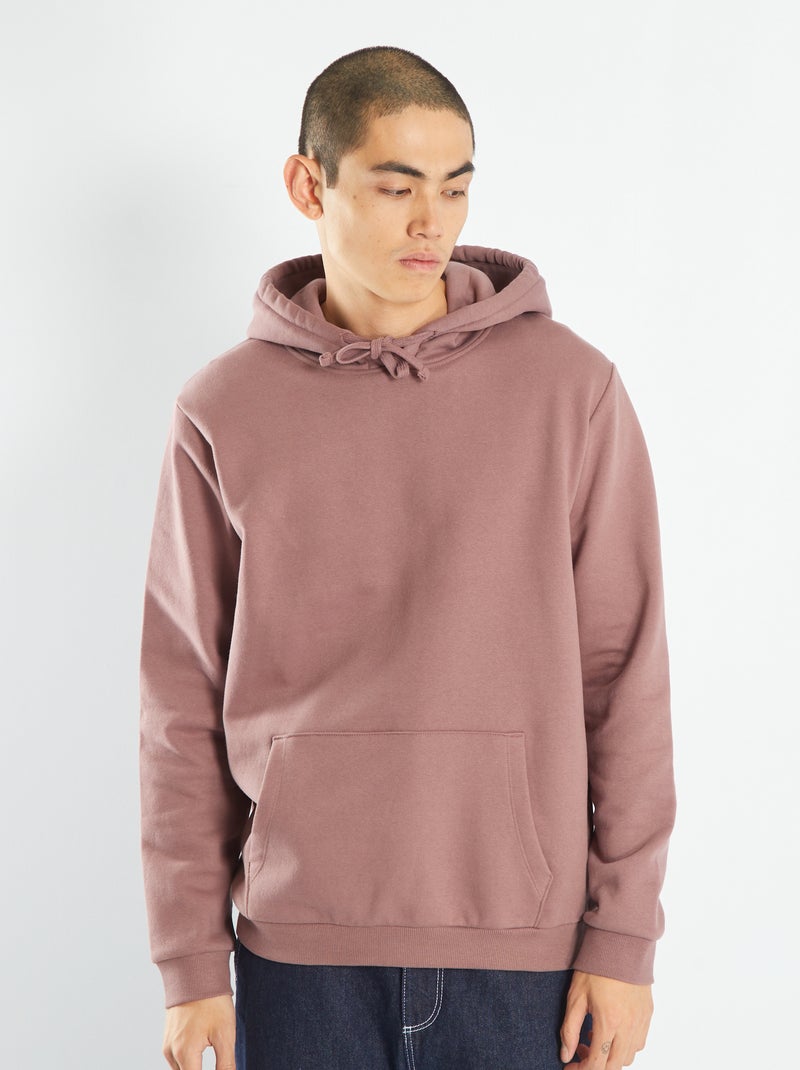 Sweatshirt com capuz com bolso canguru - VIOLETA - 18.00€ - Kiabi