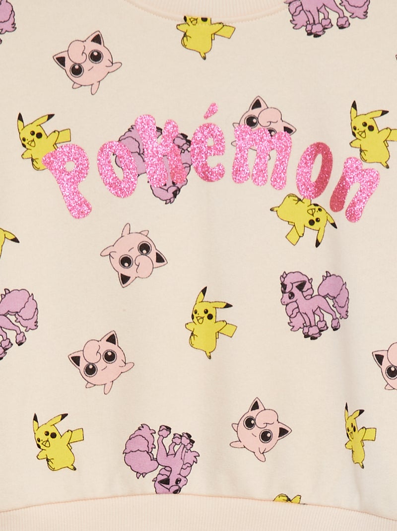 Sweatshirt em french terry 'Pokémon' - LARANJA - Menina - 14.00€ - Kiabi