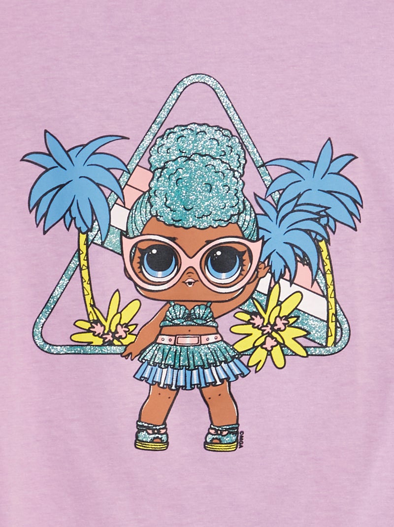 T-shirt de fantasia com glitter 'Lol' - VIOLETA - Kiabi - 9.00€