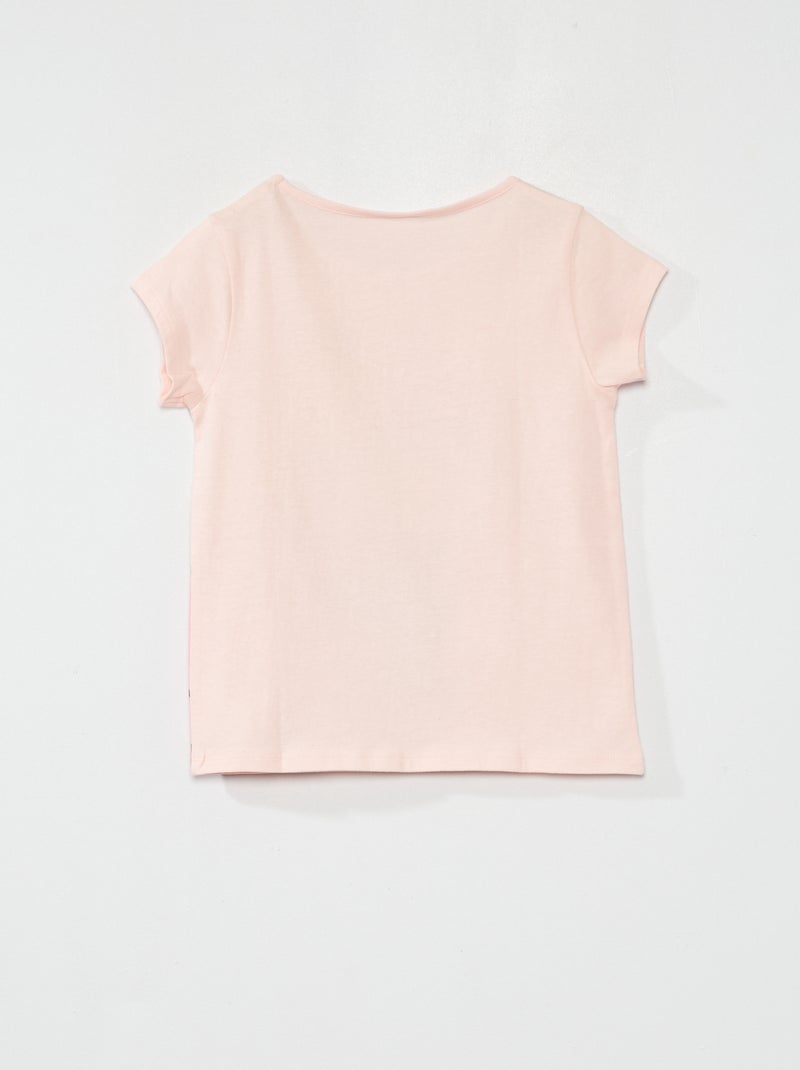 T-shirt em jersey 'Mario' - Rosa - 9.00€ - Kiabi